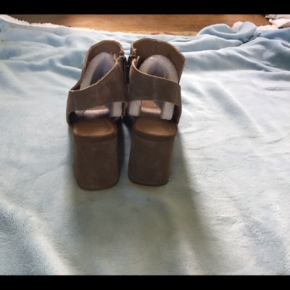 Abound | Shoes | Abound Giannalea Peep Toe Tan Booties Nwt 95 | Poshmark